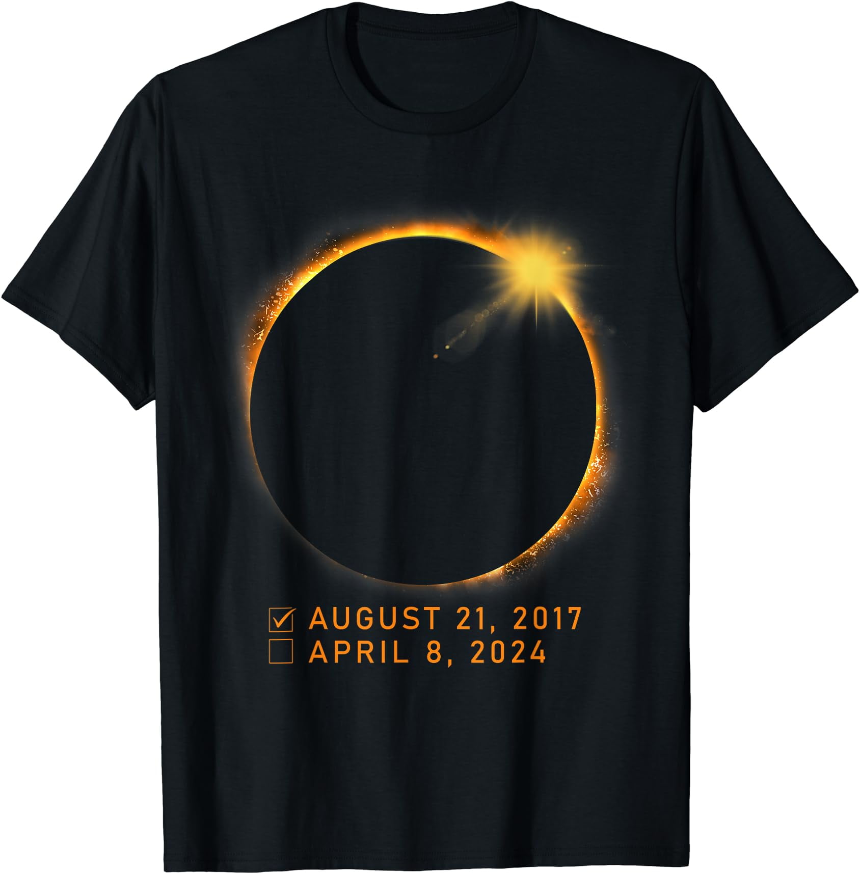 Eclipse Checklist Total Solar Eclipse April 8 2024 Eclipse T-Shirt ...