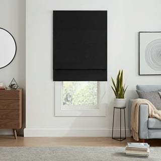 Roman Shades in Shades Black Walmart