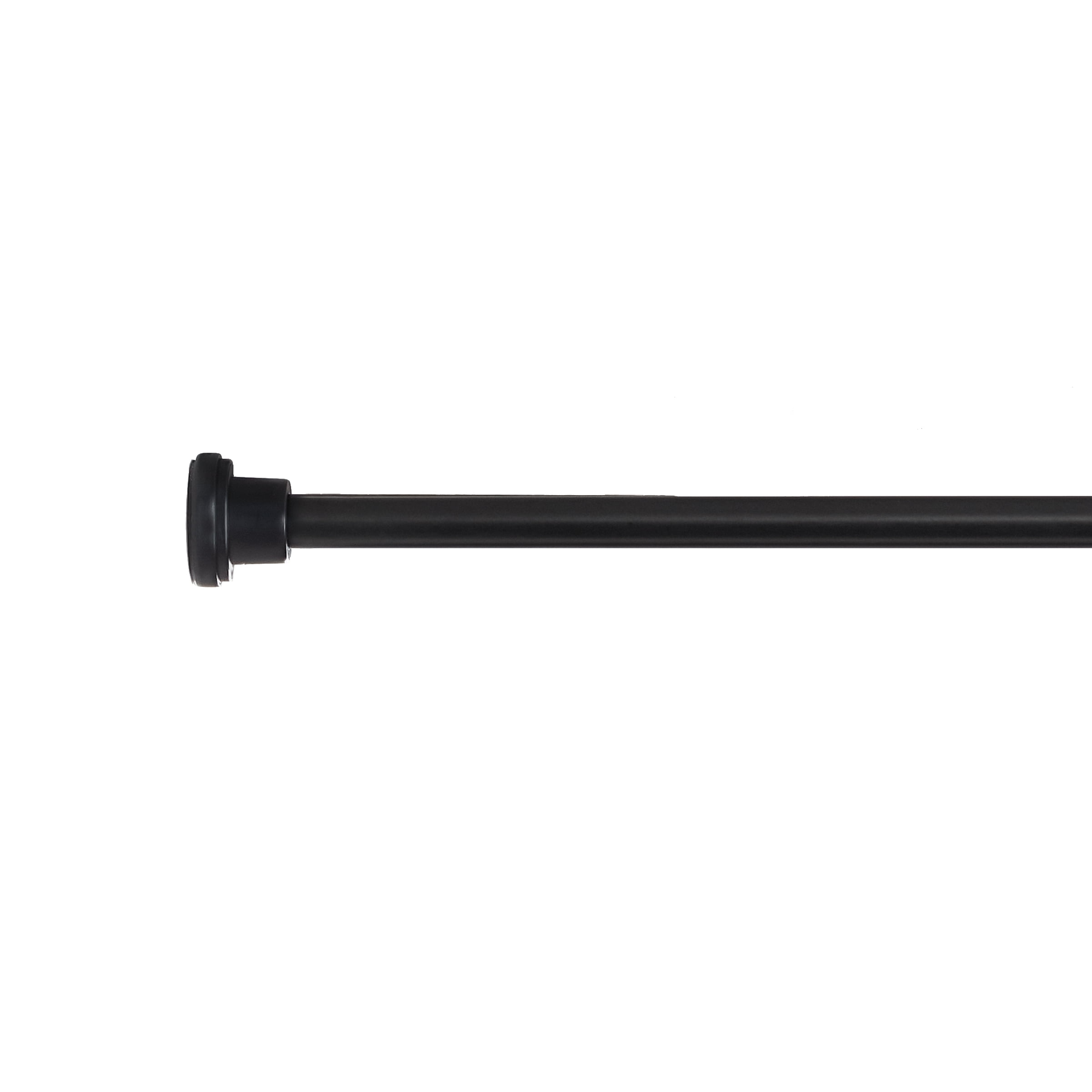 Eclipse Crane 5/8" Tension Window Curtain Rod, 28-60", Matte Black ...