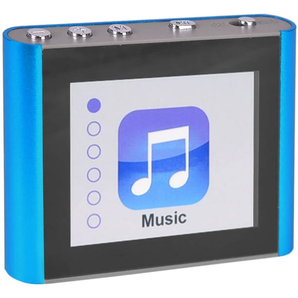 Eclipse Fit Clip Plus 8GB MP3 Player with LCD Display, Blue, ECLIPSE ...
