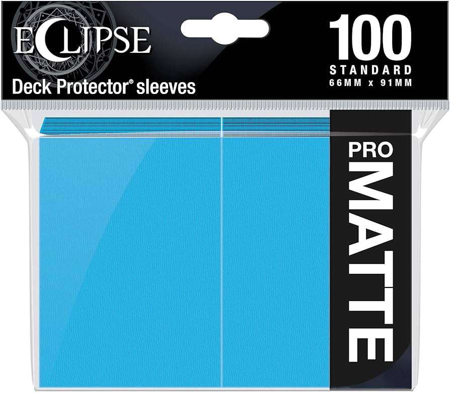 1 pack of 100 Ultra PRO Pro-Matte Eclipse Sky Blue Standard Sized Card ...