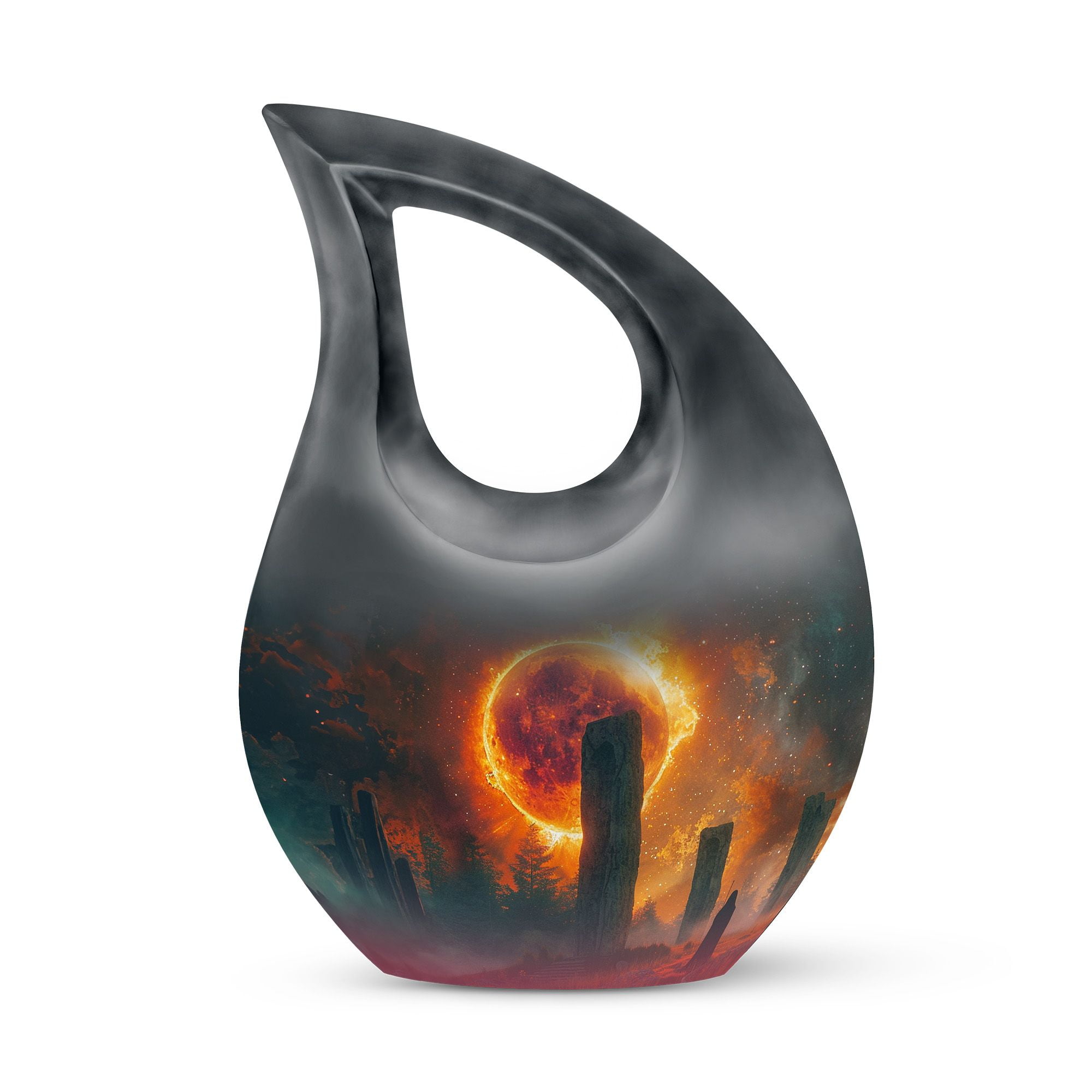 Eclipse Monumen Urn - Decorative Urns For Human Ashes - Urn For Ashes Adult Male - Human Urns ...