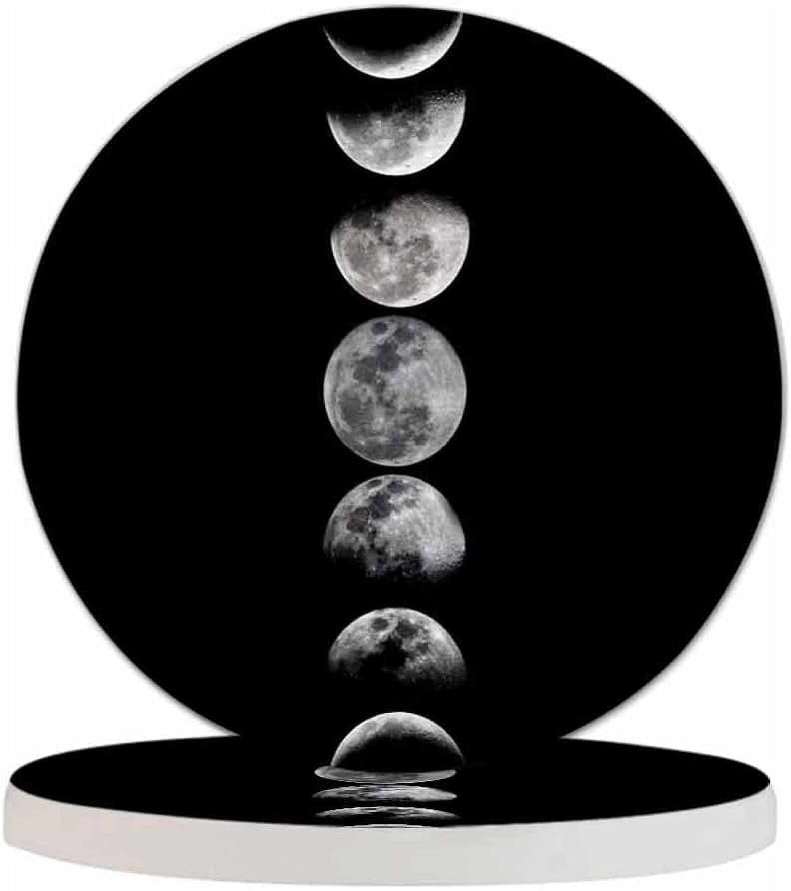 Eclipse Moon Coaster Lunar Universe Astronomy Nature Planet Space Sphere Dark Night Tabletop ...