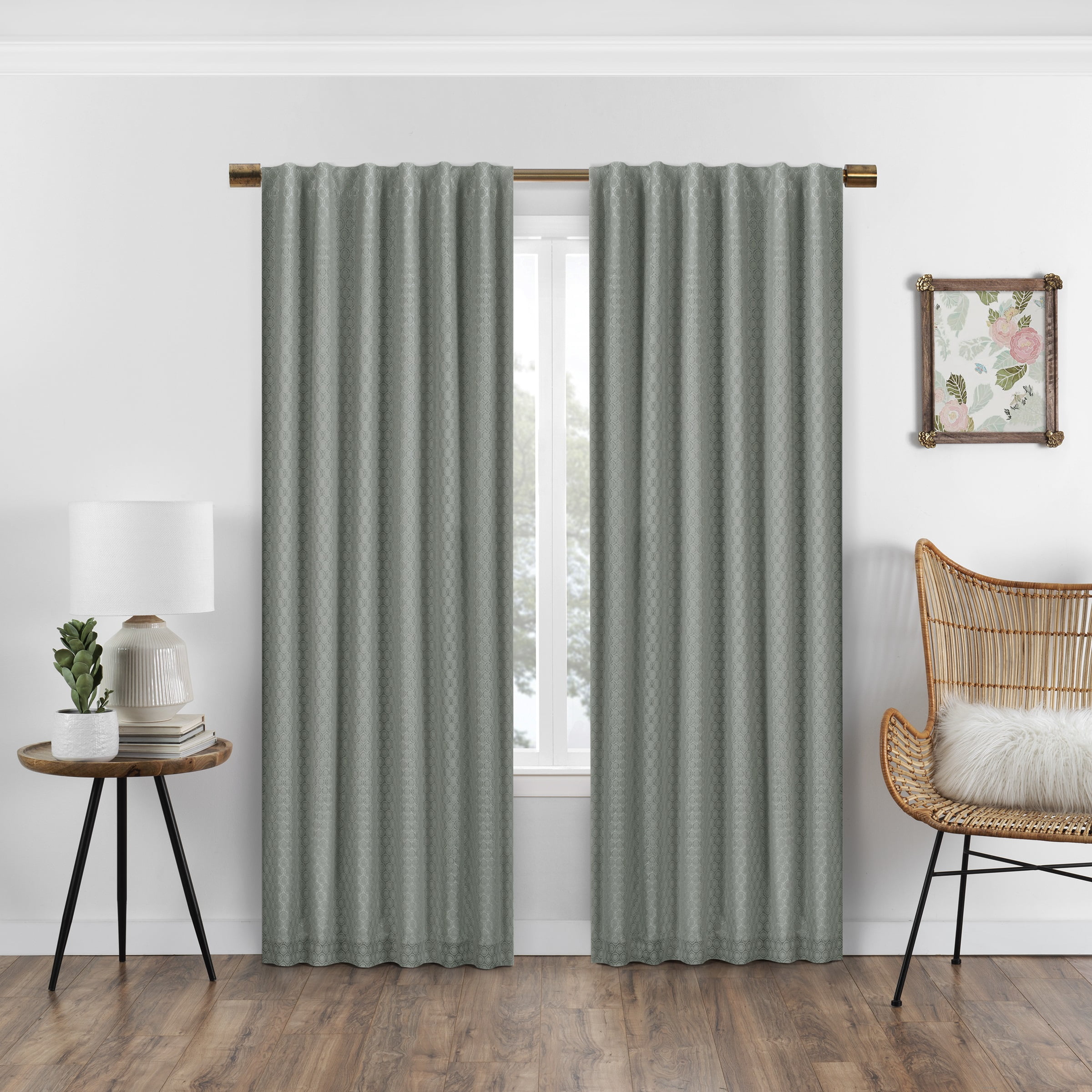 Eclipse Nora Crochet Absolute Zero Blackout Window Panel - Walmart.com