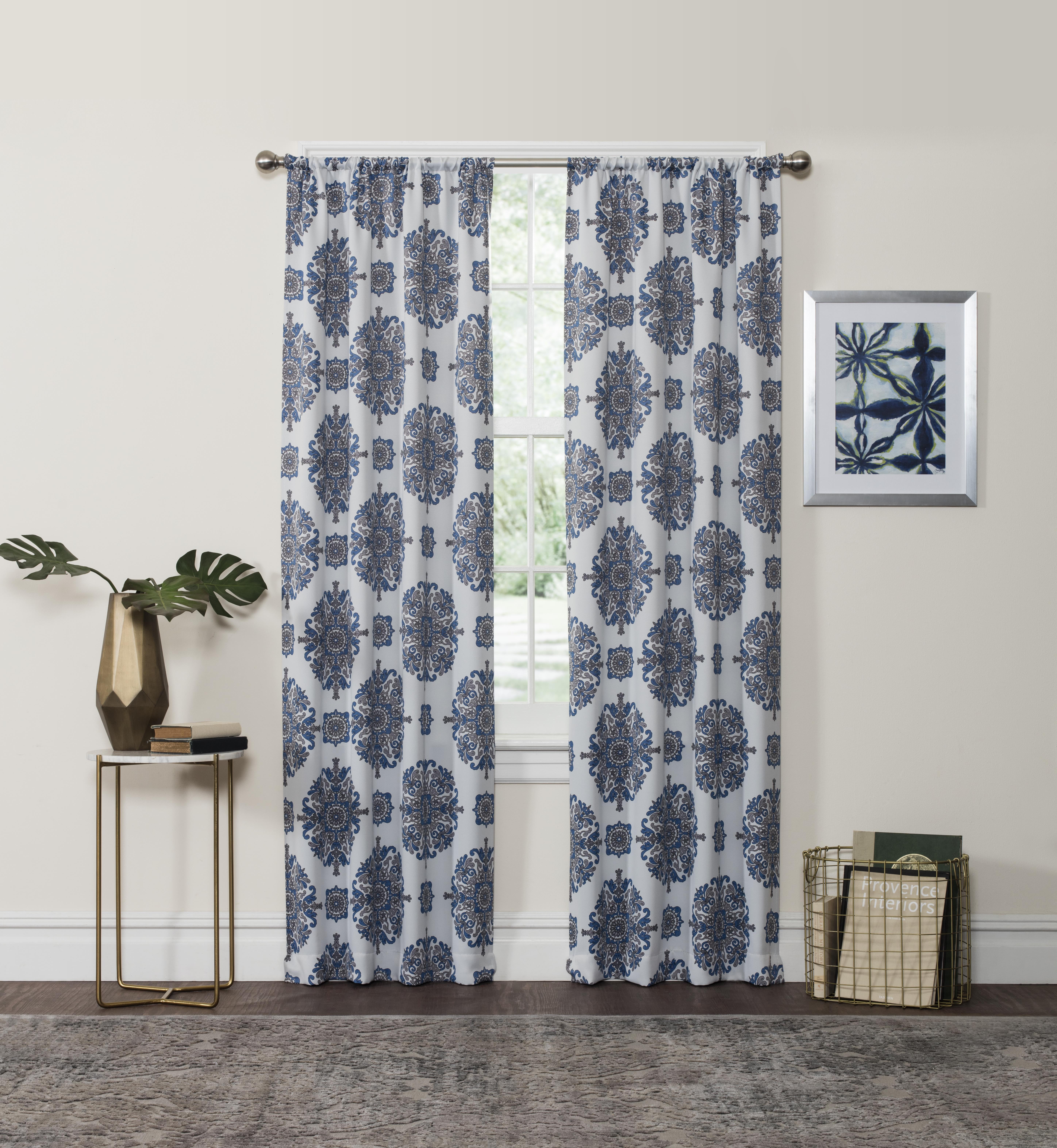 Eclipse Olivia Room Darkening Thermaweave, Rod Pocket Window Curtain ...