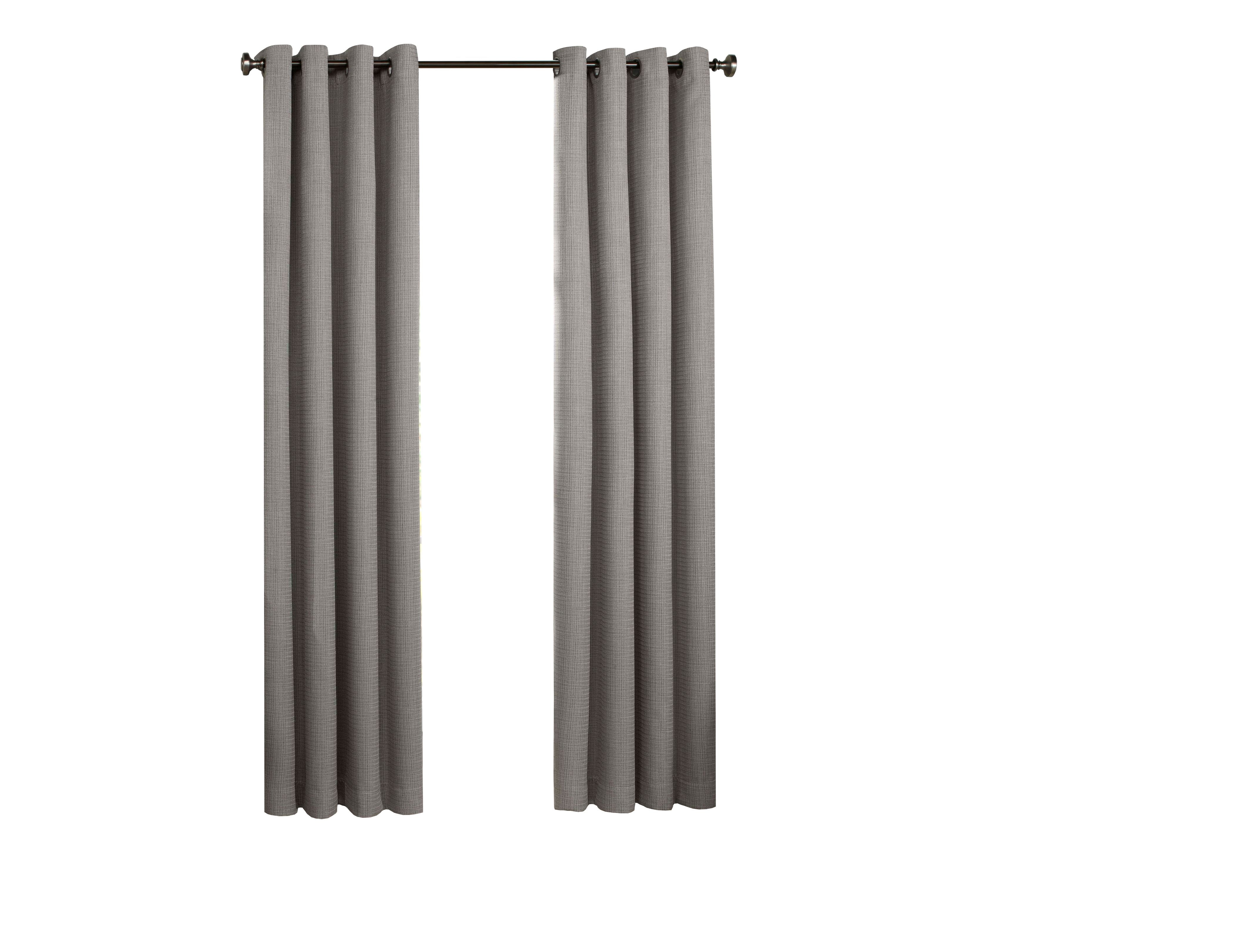 Eclipse Palisade Blackout Grommet Single Panel, 52"x95", Grey - Walmart.com
