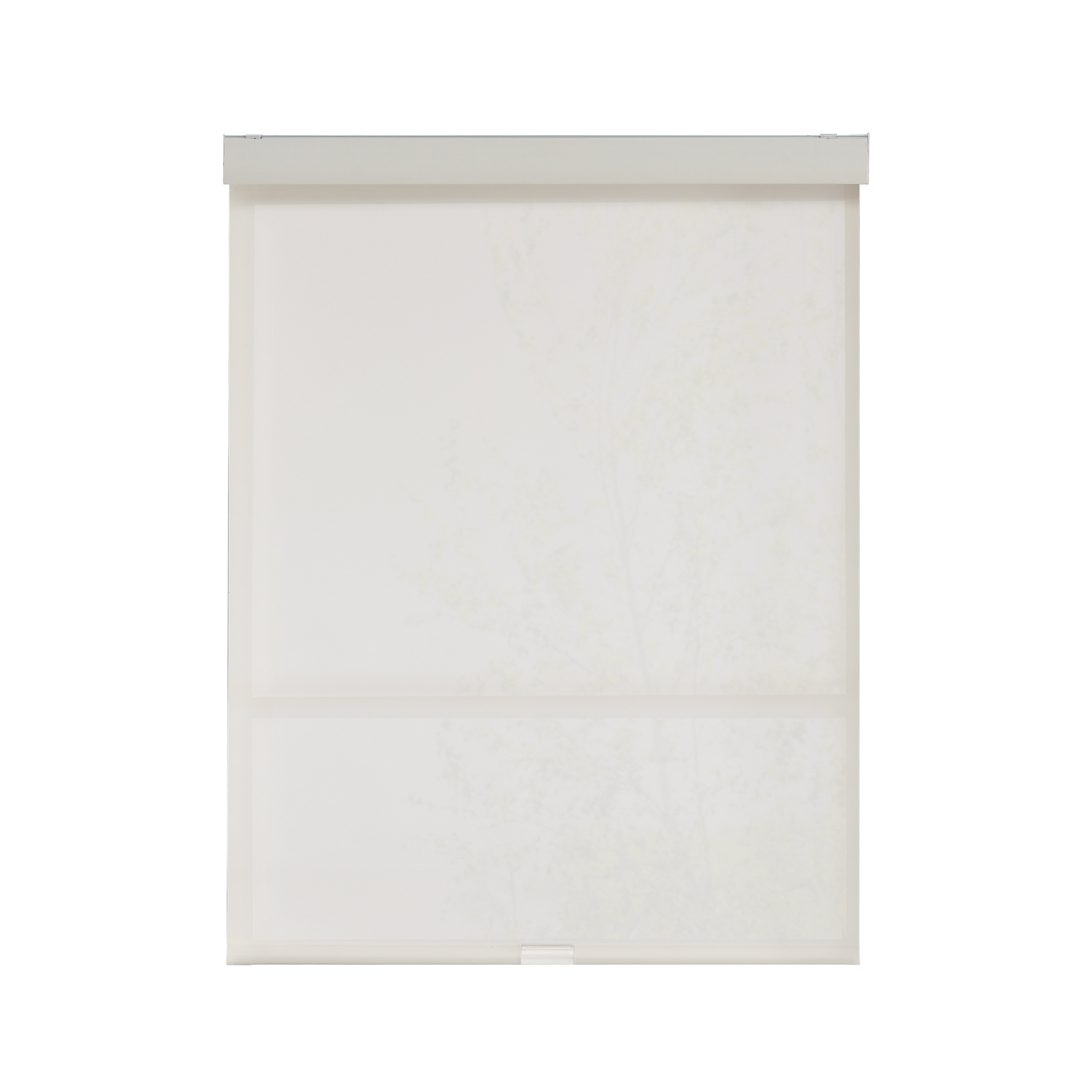 Eclipse Solar Cordless Light Filtering Privacy Roller Shade, White, 45 ...