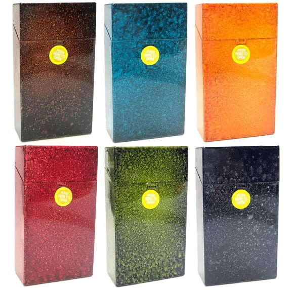 Eclipse Speckled Water Drop Design Hard Plastic Crushproof Cigarette ...