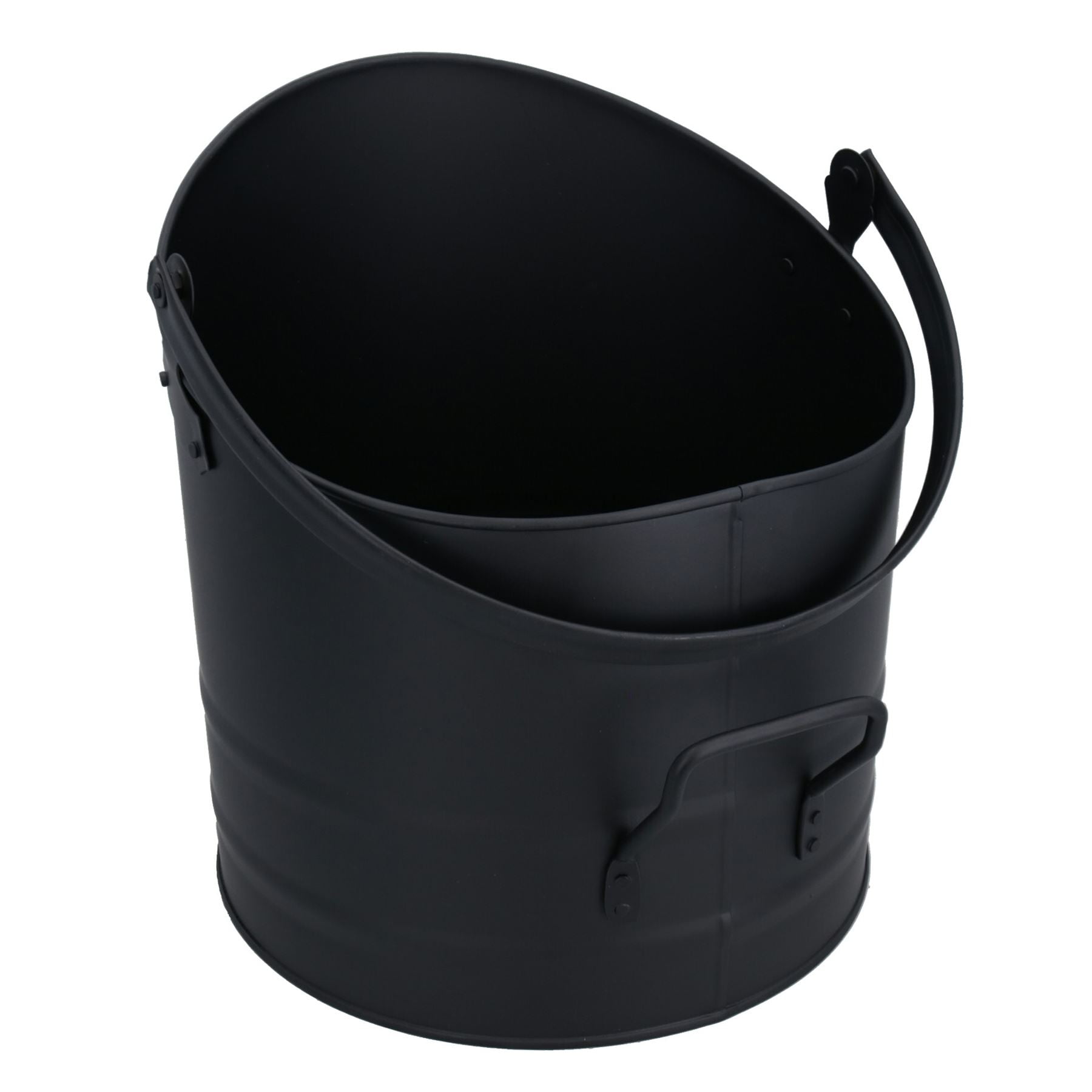 Eclipse Style Black Coal Log Burner Scuttle Bucket Wide Mouth Fire ...