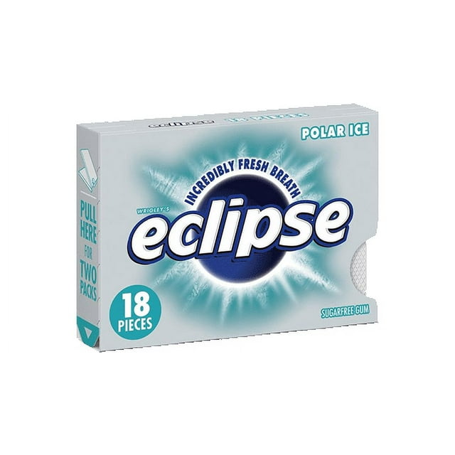 Eclipse Sugar Free Gum, Polar Ice, 18 Pc - Walmart.com