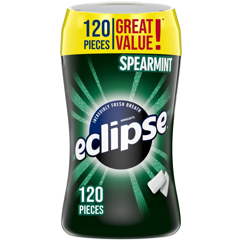 Eclipse, Sugar Free Gum VTF5 Spearmint, 120 ct - Walmart Business Supplies