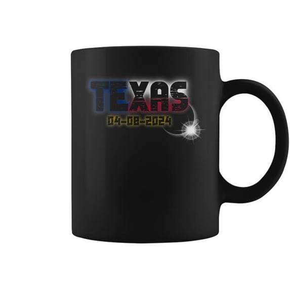 Eclipse Texas 2024 Total Solar Moon Coffee Mugs - Walmart.com