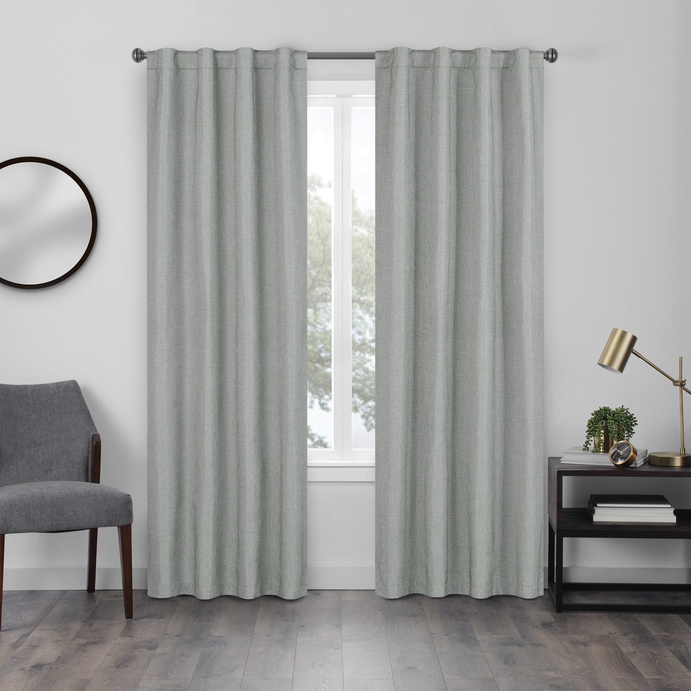 Eclipse Walken Solid Absolute Zero 100% Blackout Rod Pocket Single ...