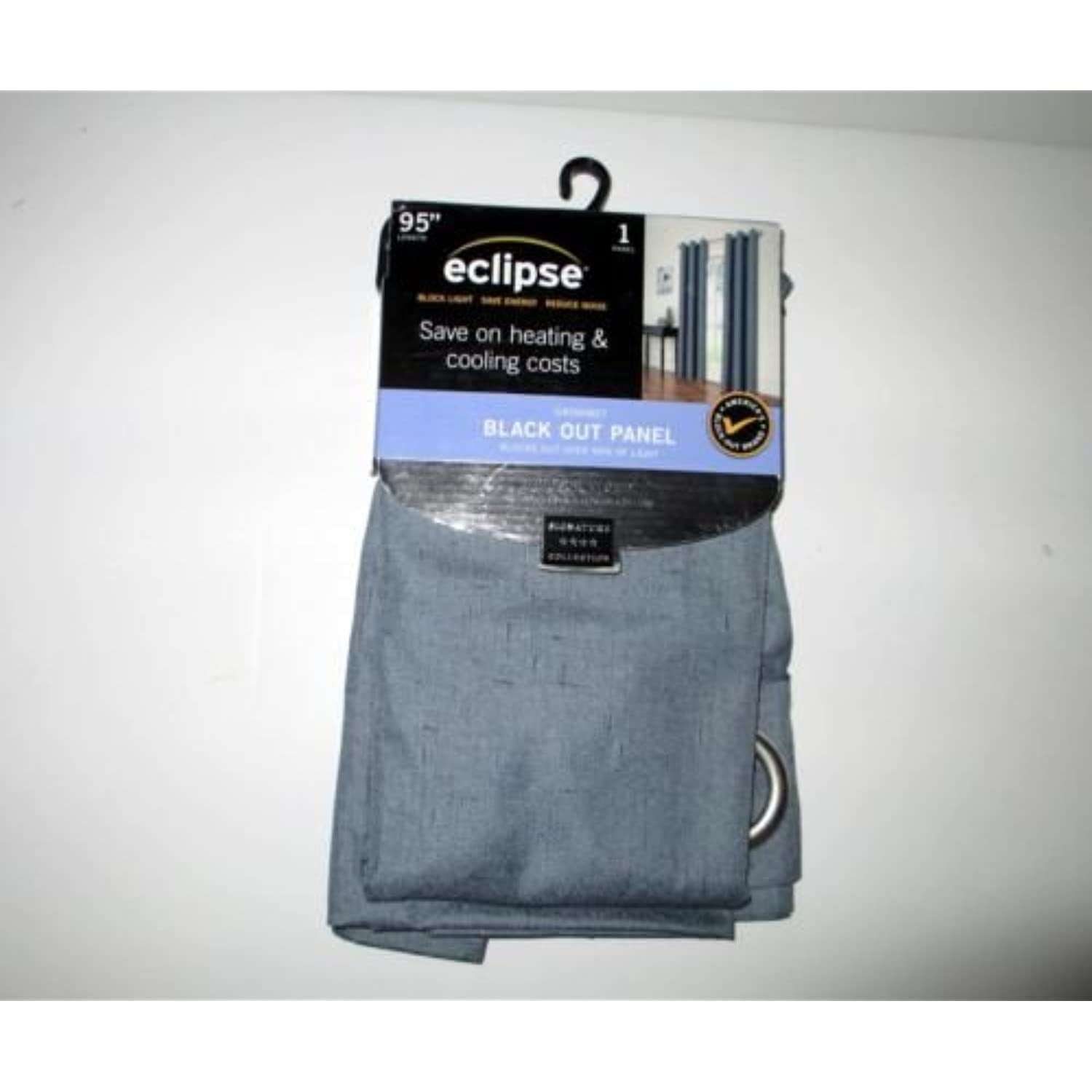 Eclipse Windsor Light Blocking Panel 42x84 Blue Gray - Walmart.com