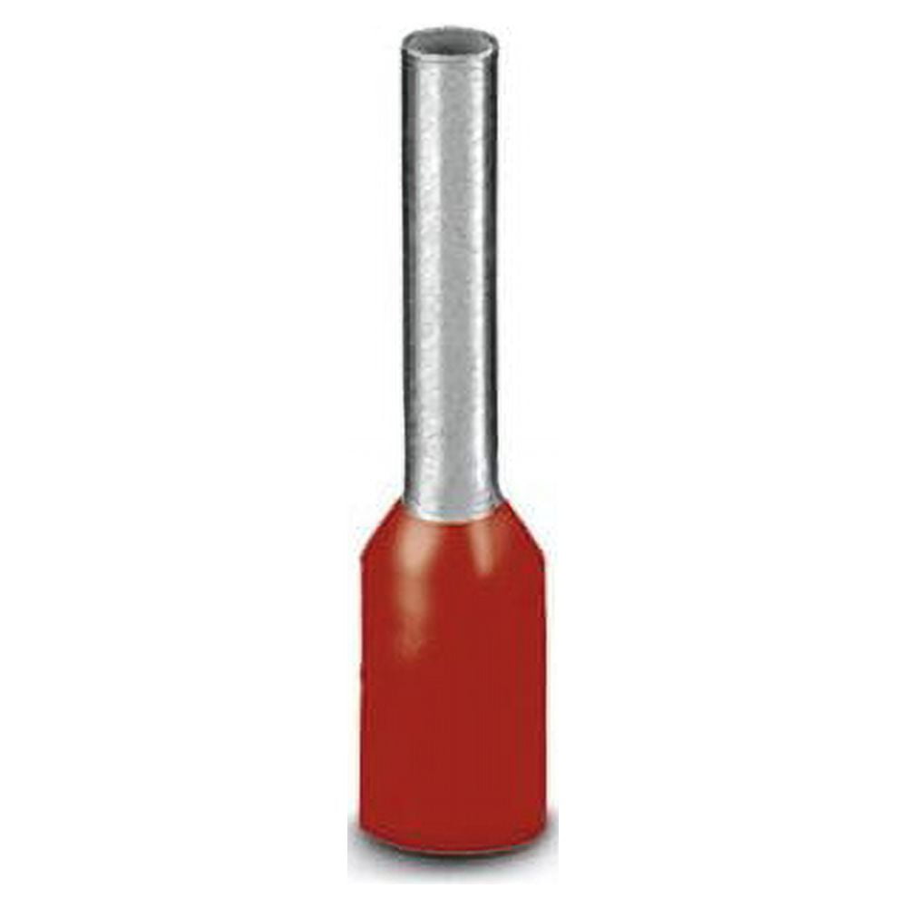 Eclipse Wire Ferrule, Red, Twin, AWG 8X2, 12 mm Barrel, Sold 100 / Zack ...