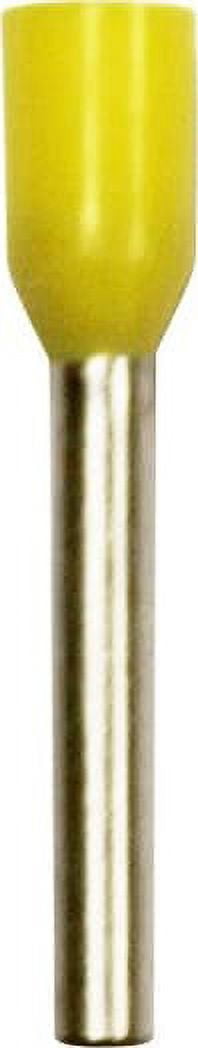 Eclipse Wire Ferrule, Yellow, AWG 18, 12 mm Barrel, Sold 500 / Zack ...