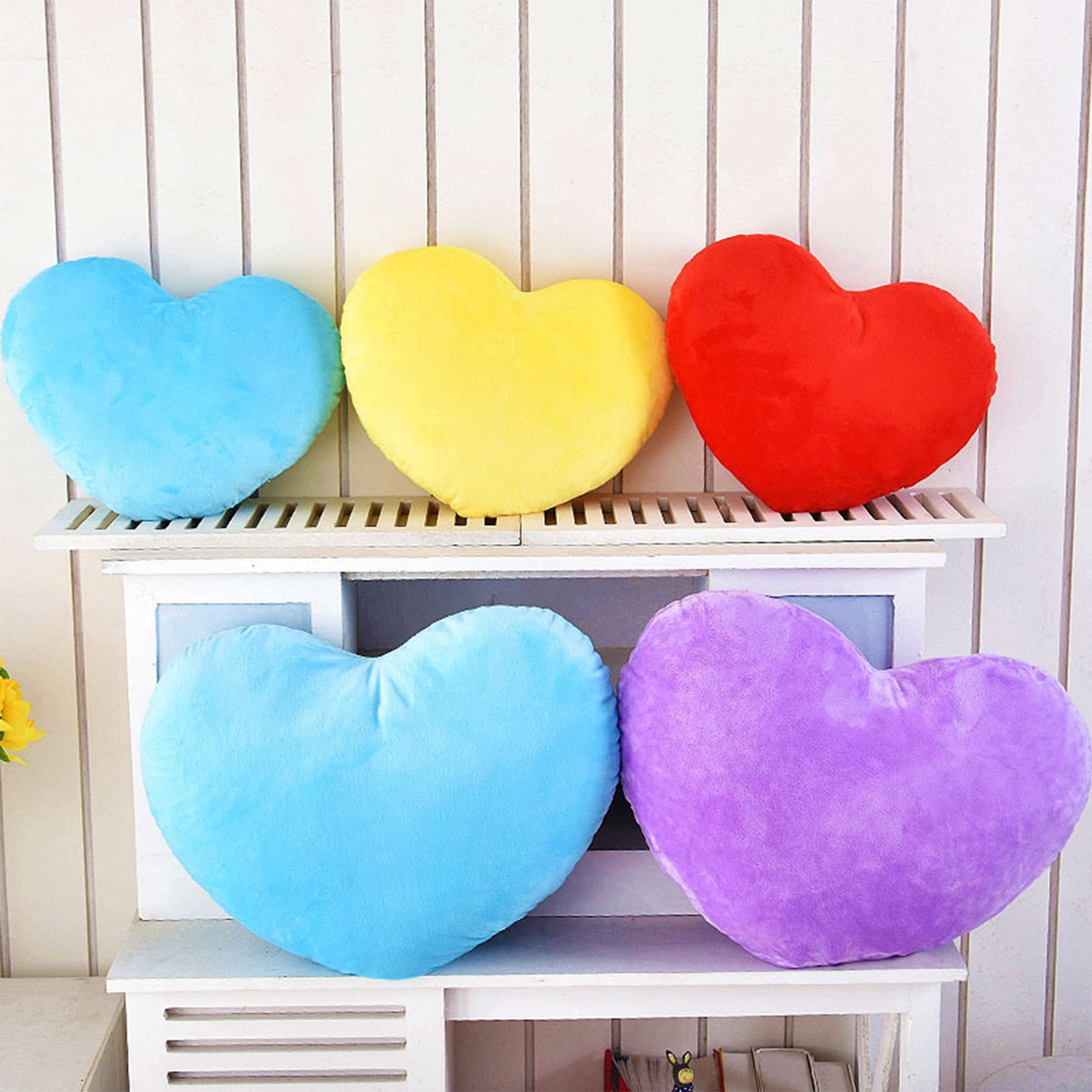 EclipseJewels 12-Inch Heart Shaped Pillow Compressed in Vacuum Pack ...