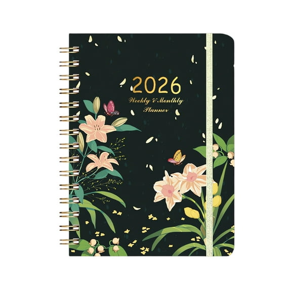 EclipseJewels 2026 Planner with Stylish Calendar Design, Ample Notebook ...