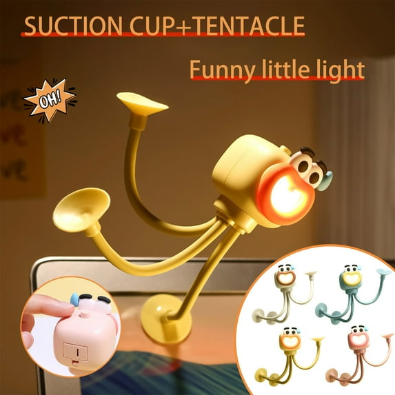 EclipseJewels Funny Suction Cup Silicone Night Light with Soft Light ...