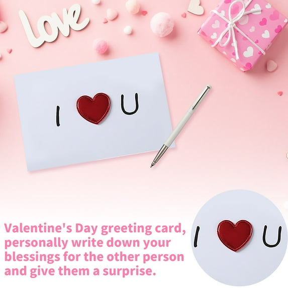 EclipseJewels Handmade Leather Love Letter Pop-Up Card, Valentine's Day ...