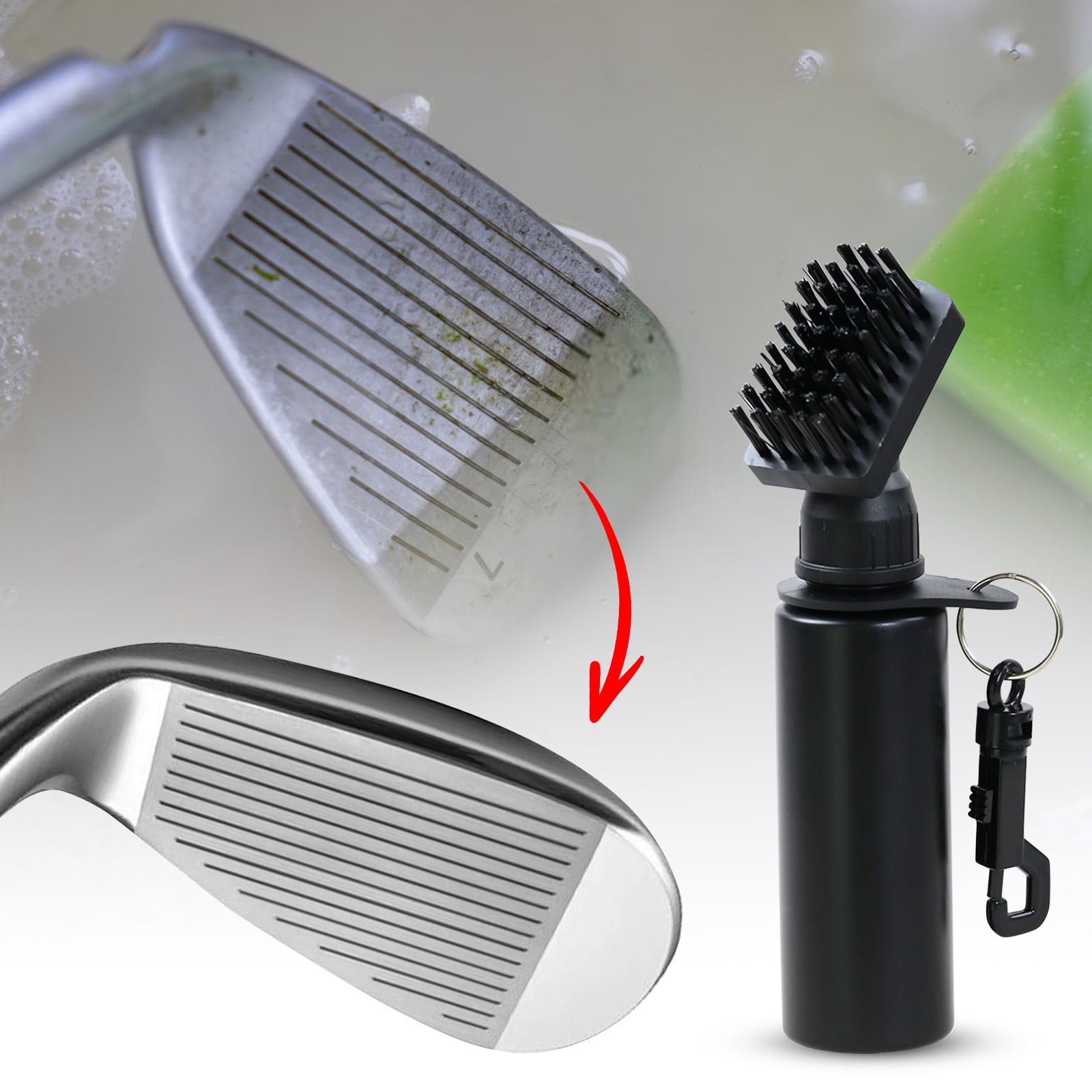 EclipseJewels High-Quality Golf Club Cleaning Brush with Water Spray ...