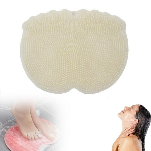 EclipseJewels Lazy Foot Scrubber and Massage Mat for Bathroom, Combines ...