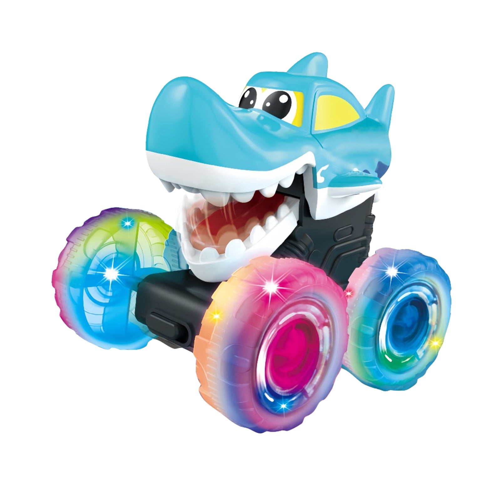 EclipseJewels Motion-Sensing Light-Up Dinosaur Truck Toy, Press-Type ...