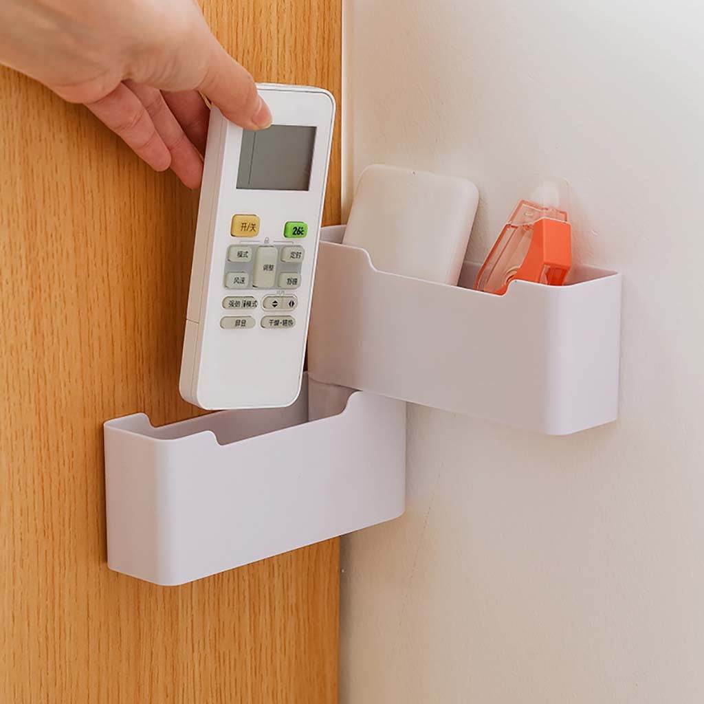 EclipseJewels No Hole Wall Mount Remote Control Holder, Phone Bracket ...