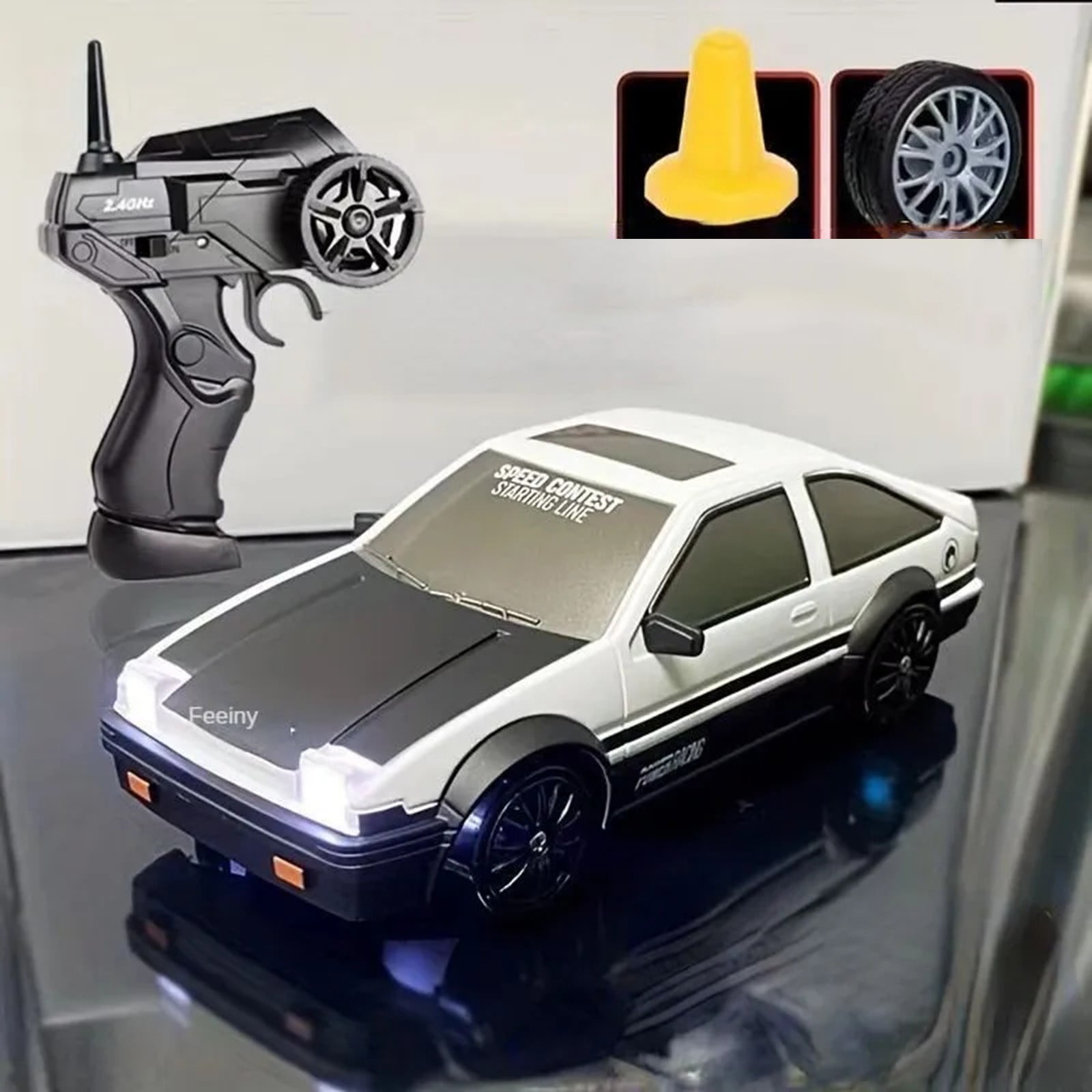 EclipseJewels Small Remote Control Car with Rechargeable Battery, High ...