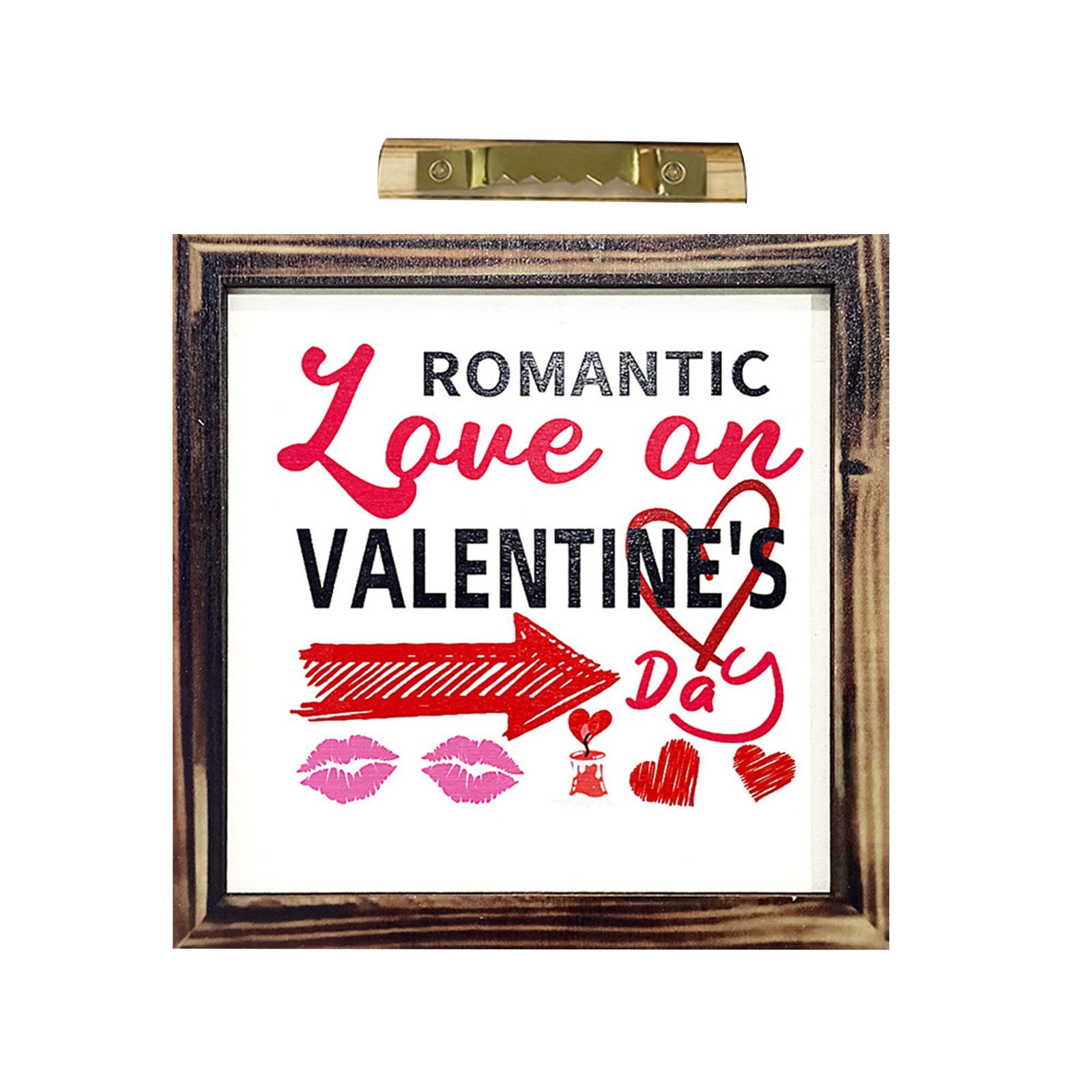 EclipseJewels Valentine's Day Wooden Photo Frame Wall Decor with Quotes ...