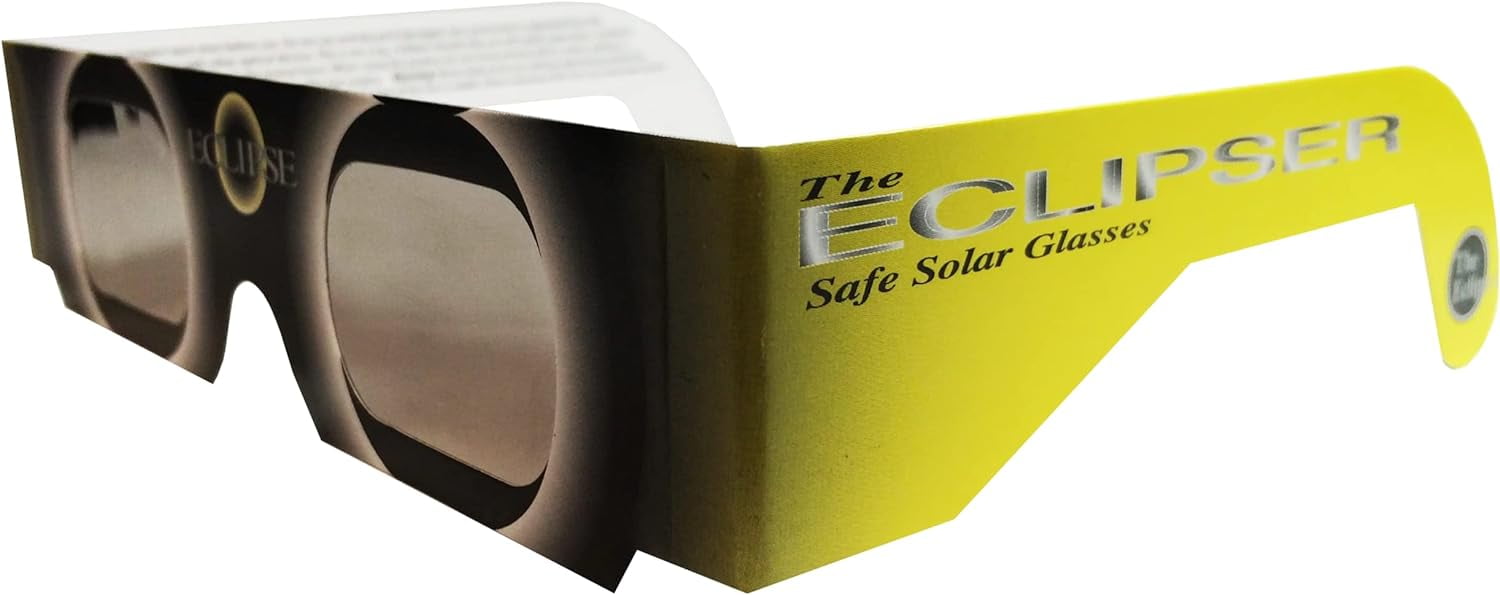 Eclipser Dark Shades - 10 Pair Eclipse Glasses, AAS Approved, ISO ...