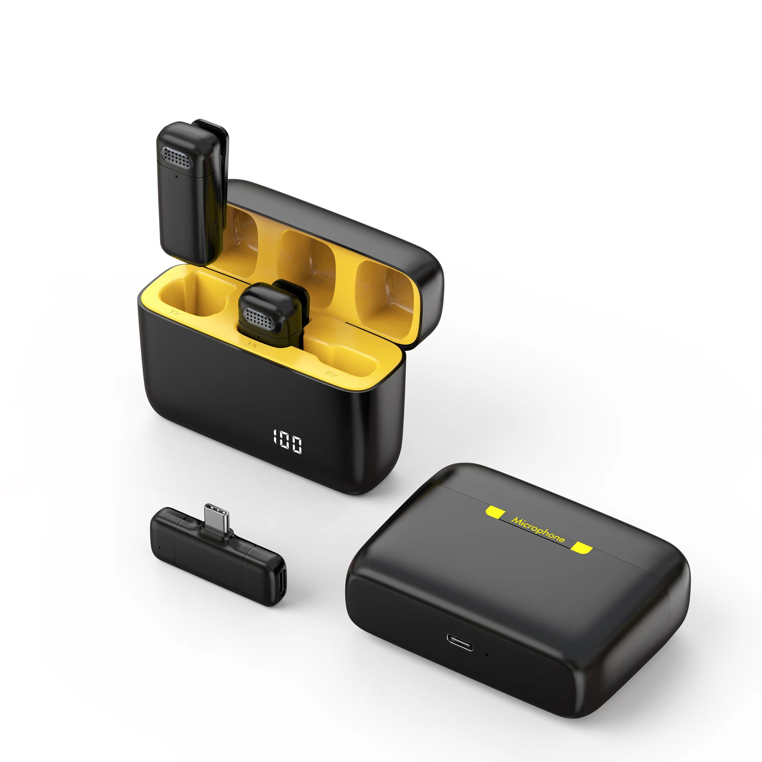 Eclytyku Wireless Lapel Mic – Instant 1-Second Pairing, Dual Noise ...