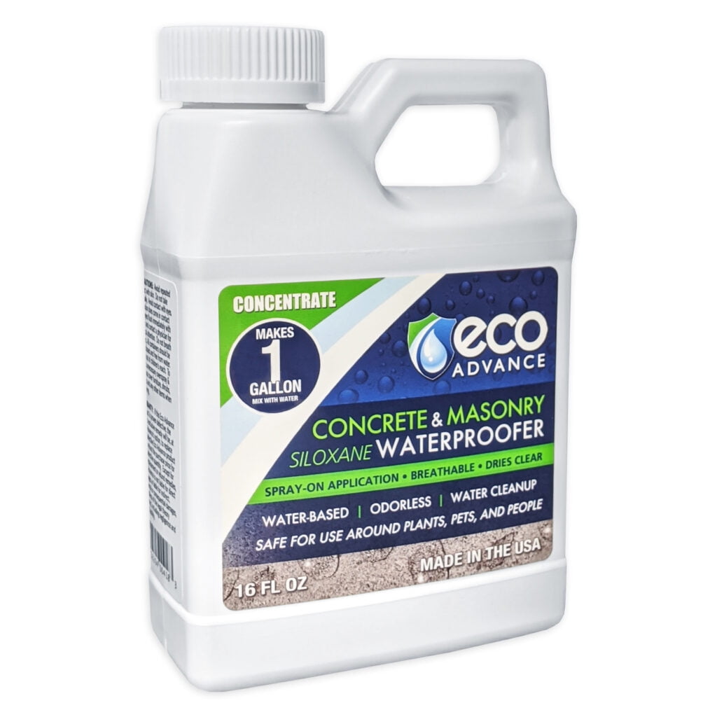 Eco Advance Concrete & Masonry Waterproofer, Water-Resistant, Liquid ...