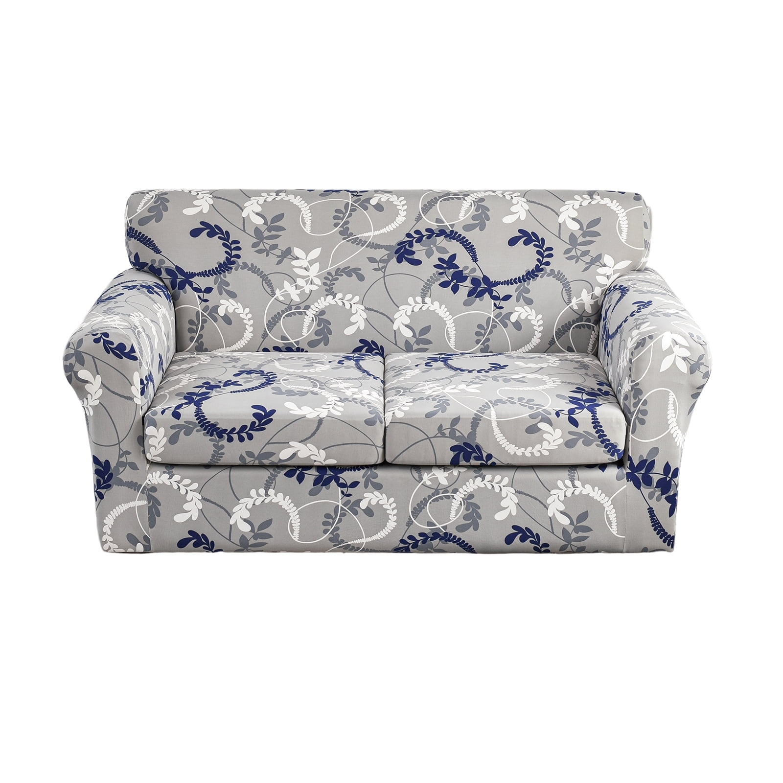 Eco-Ancheng 3 Piece Stretch Sofa Covers for 2 Cushion Couch Printed ...