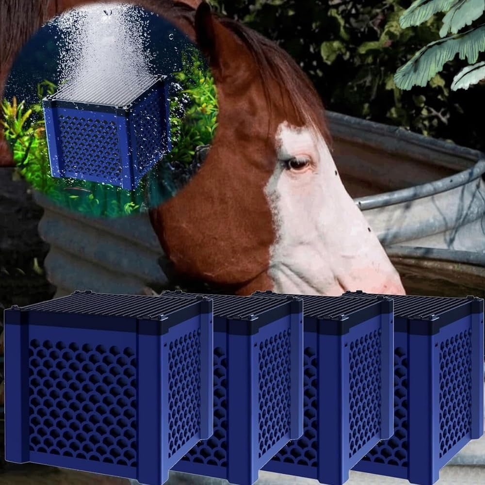 Eco-Aquarium Water Trough Purifier Cube - Activated Carbon Filter Media ...