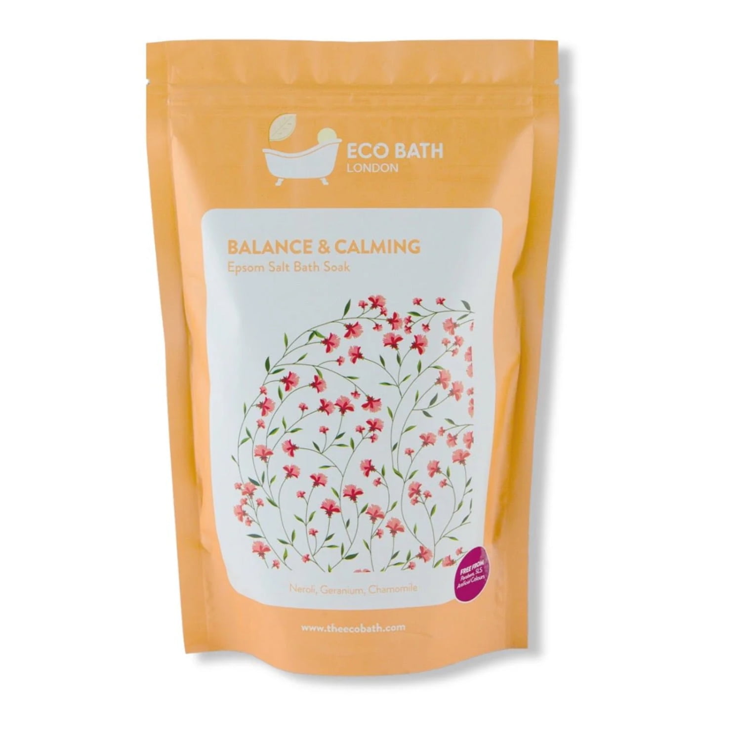 Eco Bath London Balance and Calming Epsom Salt Bath Soak - Pouch | 1.1 ...