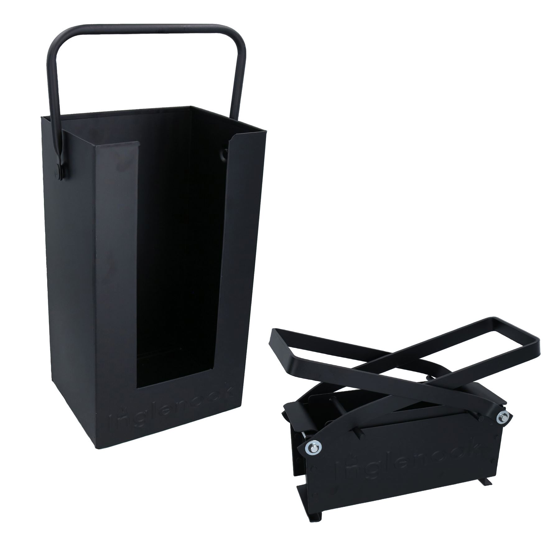 Eco Briquette Maker & Holder Paper Log Fire Burner Newspaper Open Fire ...