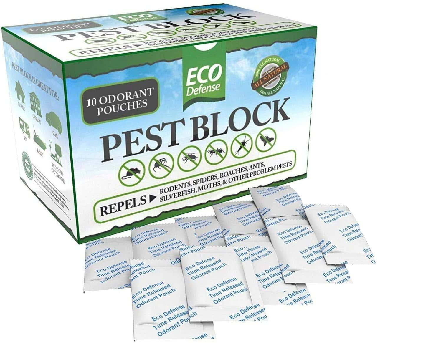Eco Defense Pest Control Pouches - All Natural - Repels Rodents ...