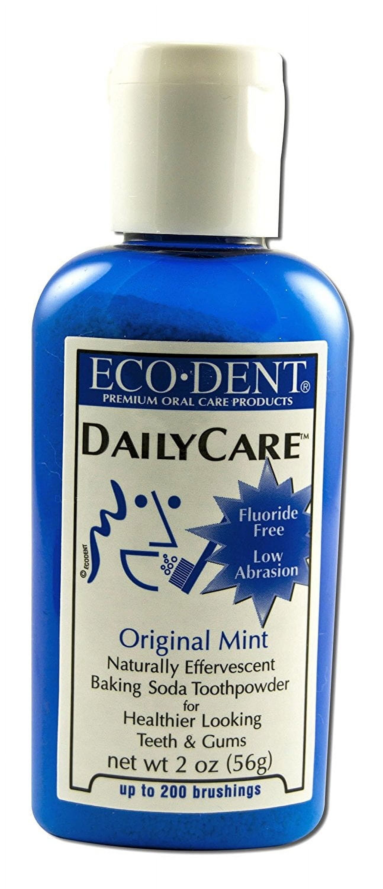 Eco-Dent Daily Care Baking Powder Toothpowder, Original Mint, 2 oz 56 g ...