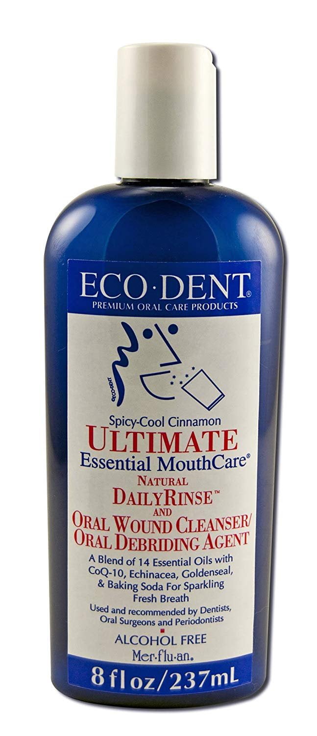 Eco-Dent Ultimate Daily Mouth Rinse, Cool Cinnamon 8 oz - Walmart.com