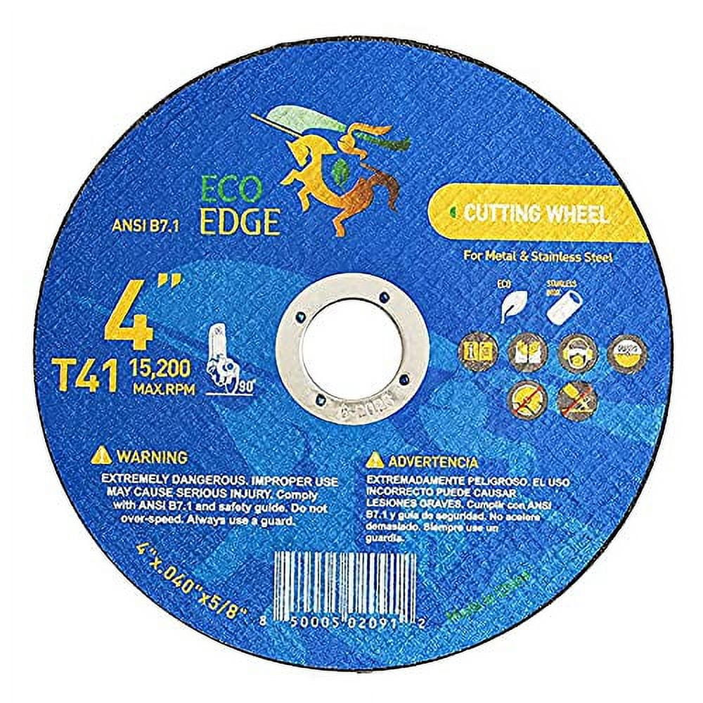 Eco Edge 25-Pack 4-Inch Cut Off Wheel: Aluminum Oxide Double Reinforced ...