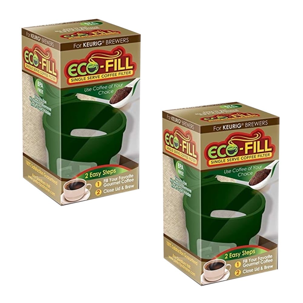 Eco-Fill - Perfect Pod Refillable Capsule Compatible K-cup Brew Coffee ...