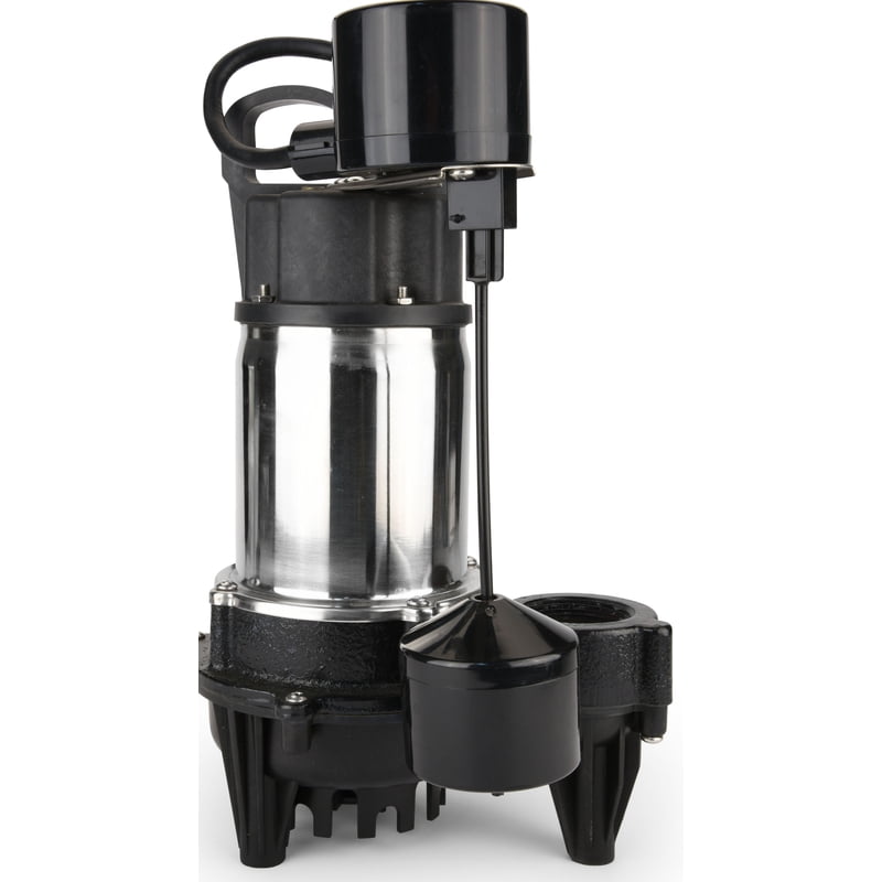Eco-Flo 4004473 0.75 HP 4080 GPH Stainless Steel Vertical Float Switch ...