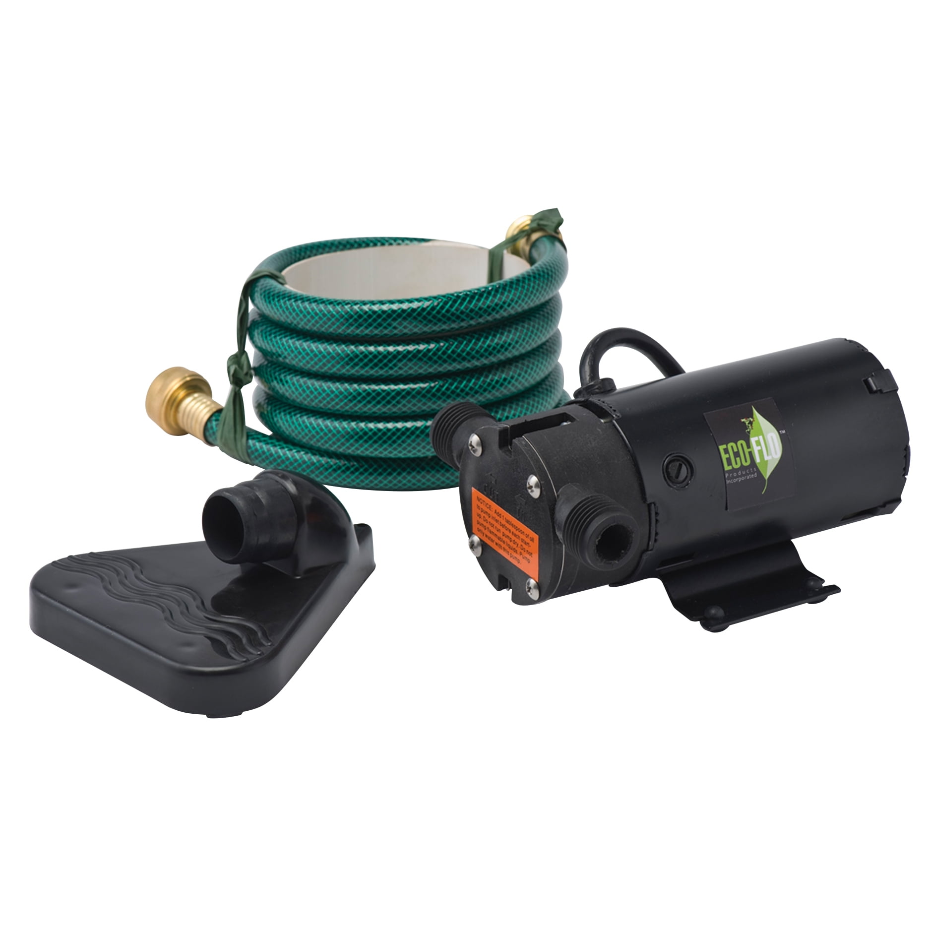 Eco Flo Portable Utility Pump PUP61, 115 Volt with Hose Removal ...