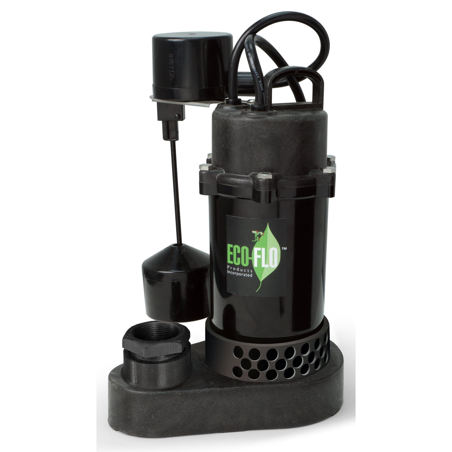Eco Flo SPP50V 1/2 HP Thermoplastic Submersible Sump Pump - Walmart.com