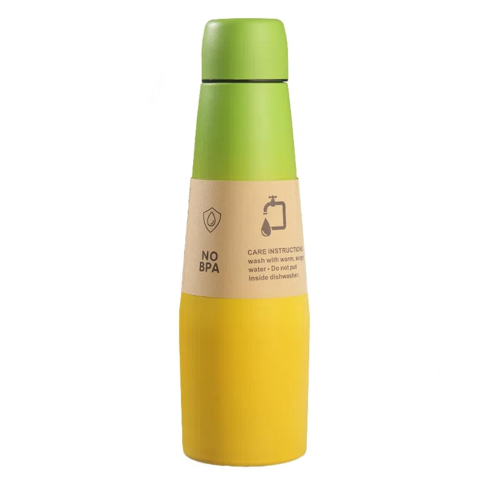 Eco-Friendly BPA-Free Reusable Water Bottle with Leak-Proof Lid, 500ml ...