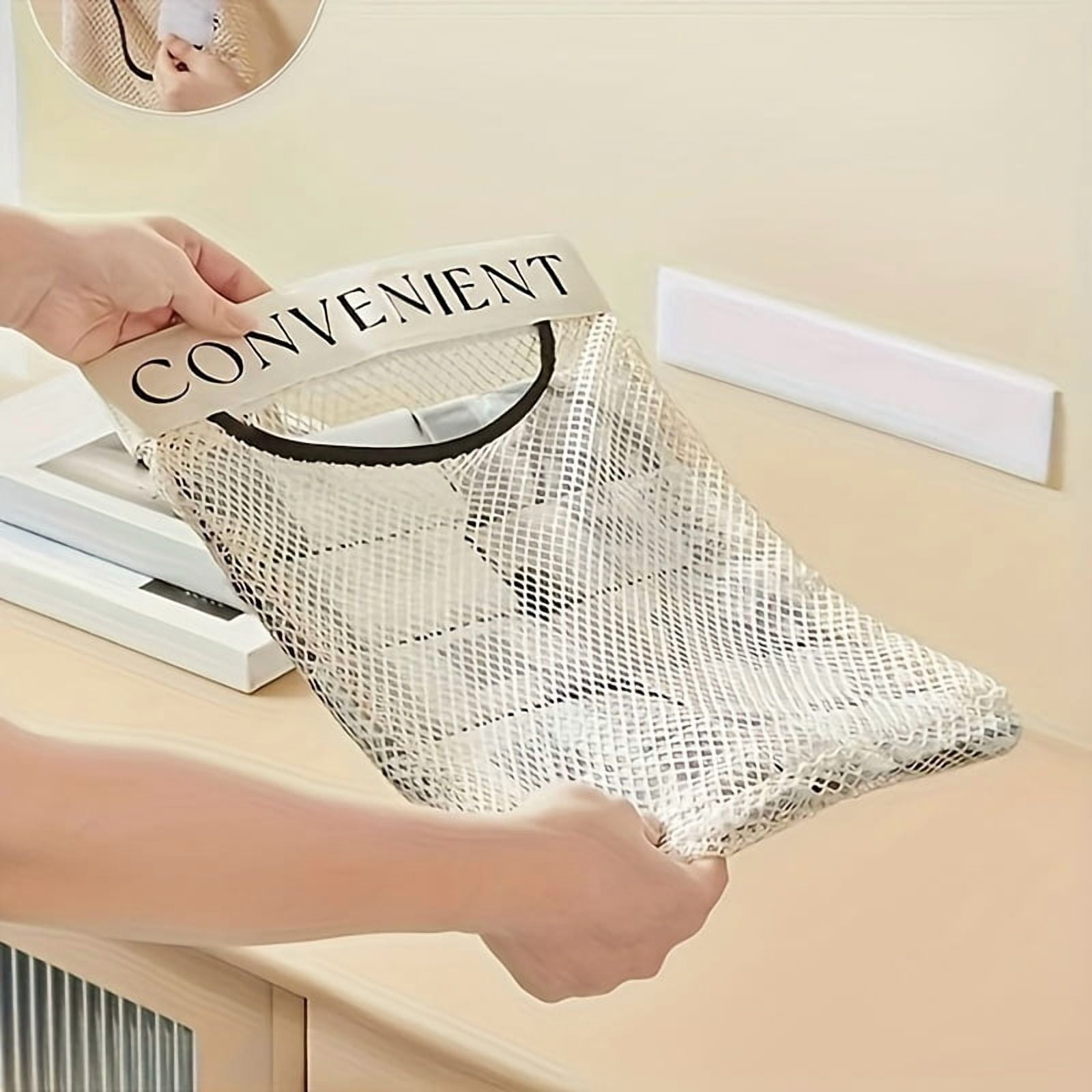 Eco-Friendly Bag Saver Dispenser – Wall-Mounted Mesh Organizer to ...
