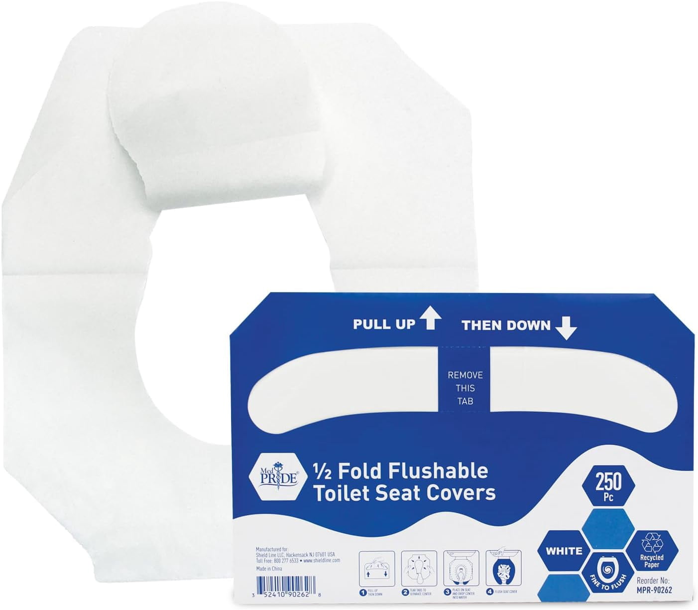 Eco-Friendly Bathroom Protector Sheets - Septic Safe-Disposable Toilet ...