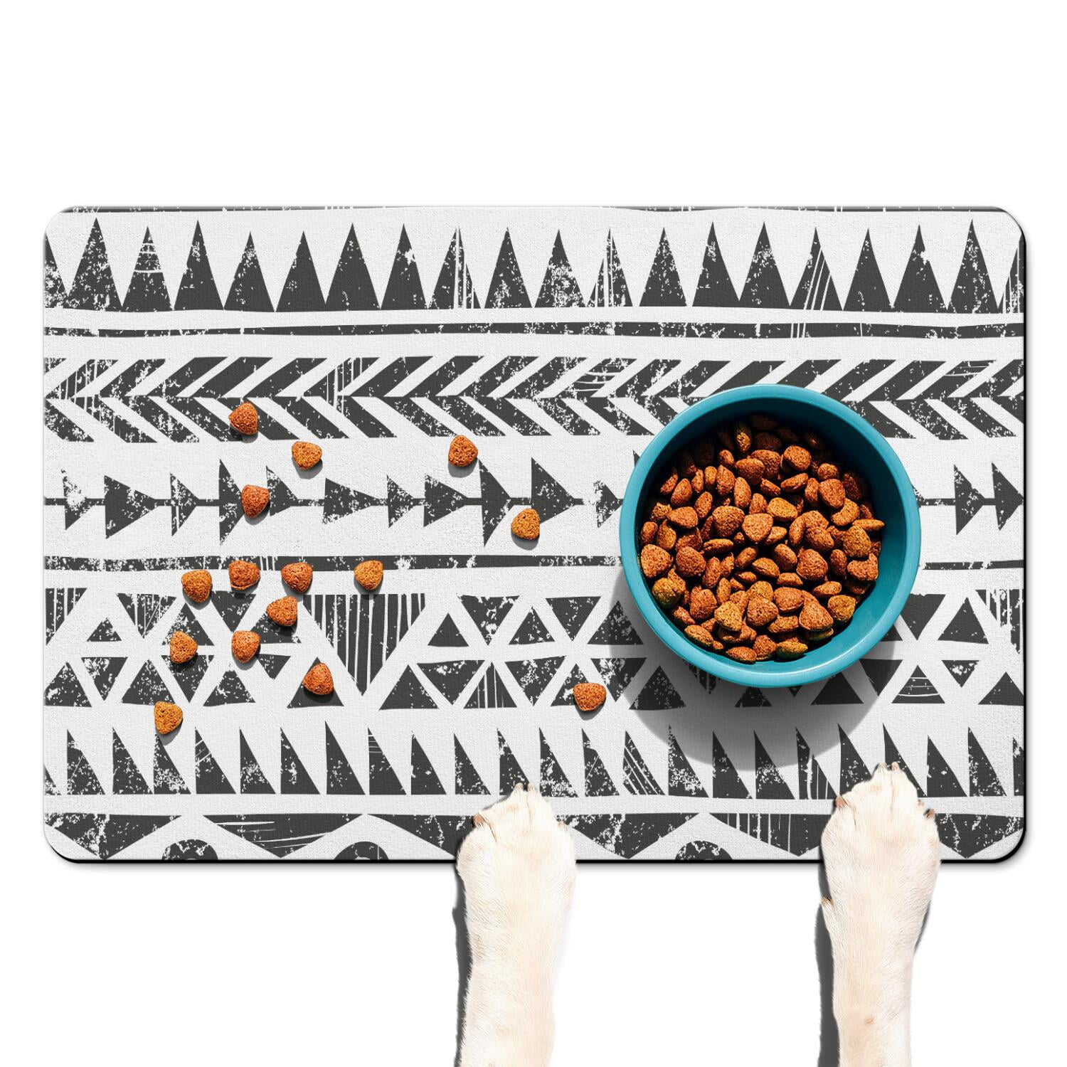 Eco-Friendly Dog Food Mat - Non-Slip Pet Placemat with 4-Layer ...