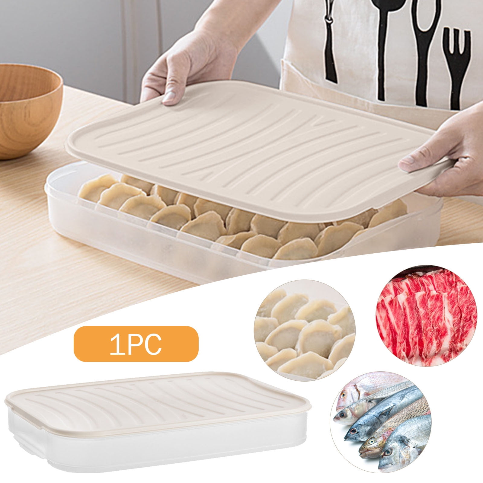 Eco-Friendly Food Container Food Preservation Storage Box Dumpling ...